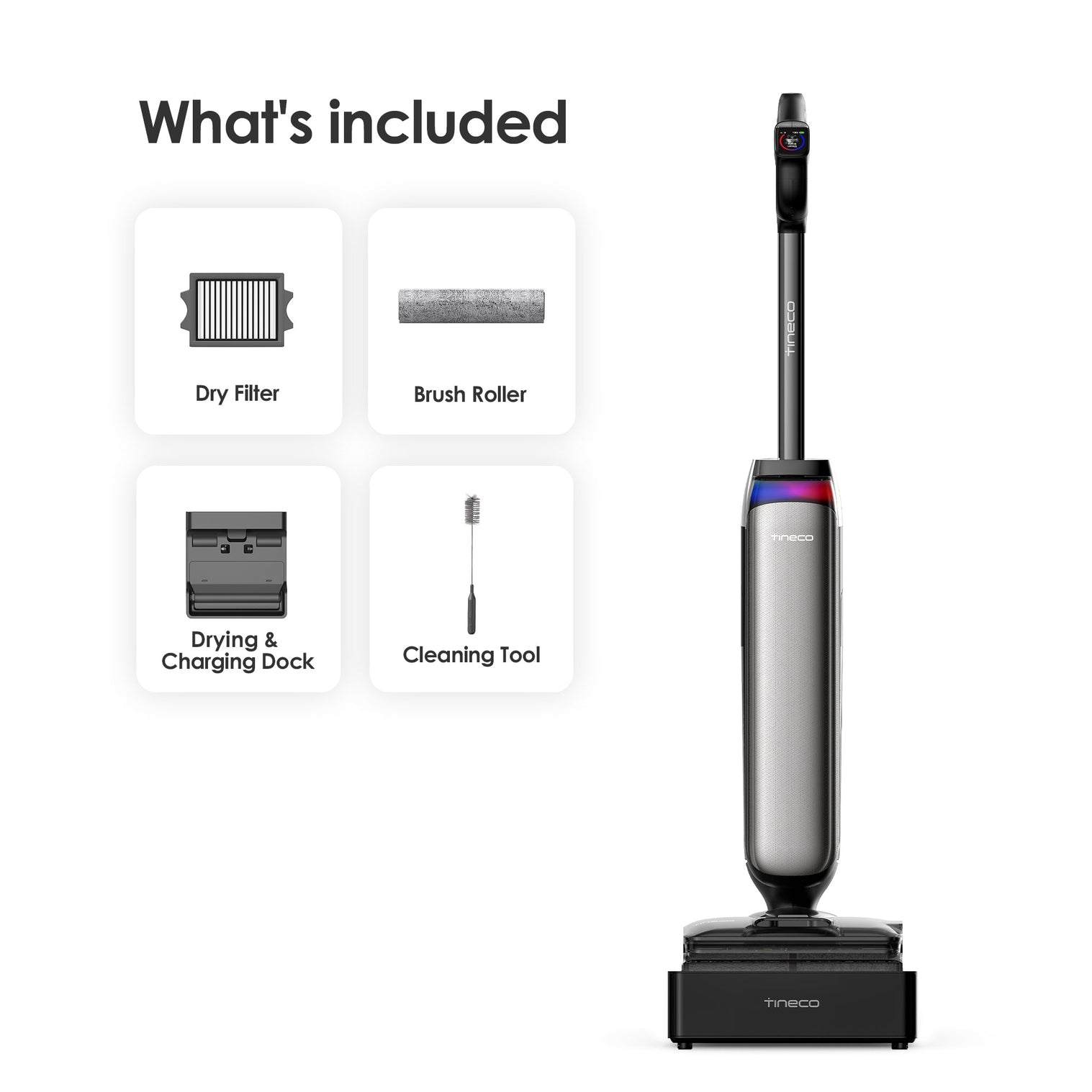 Tineco FLOOR ONE S9 Artist Steam Wet Dry Vacuum Cleaner - Tineco US