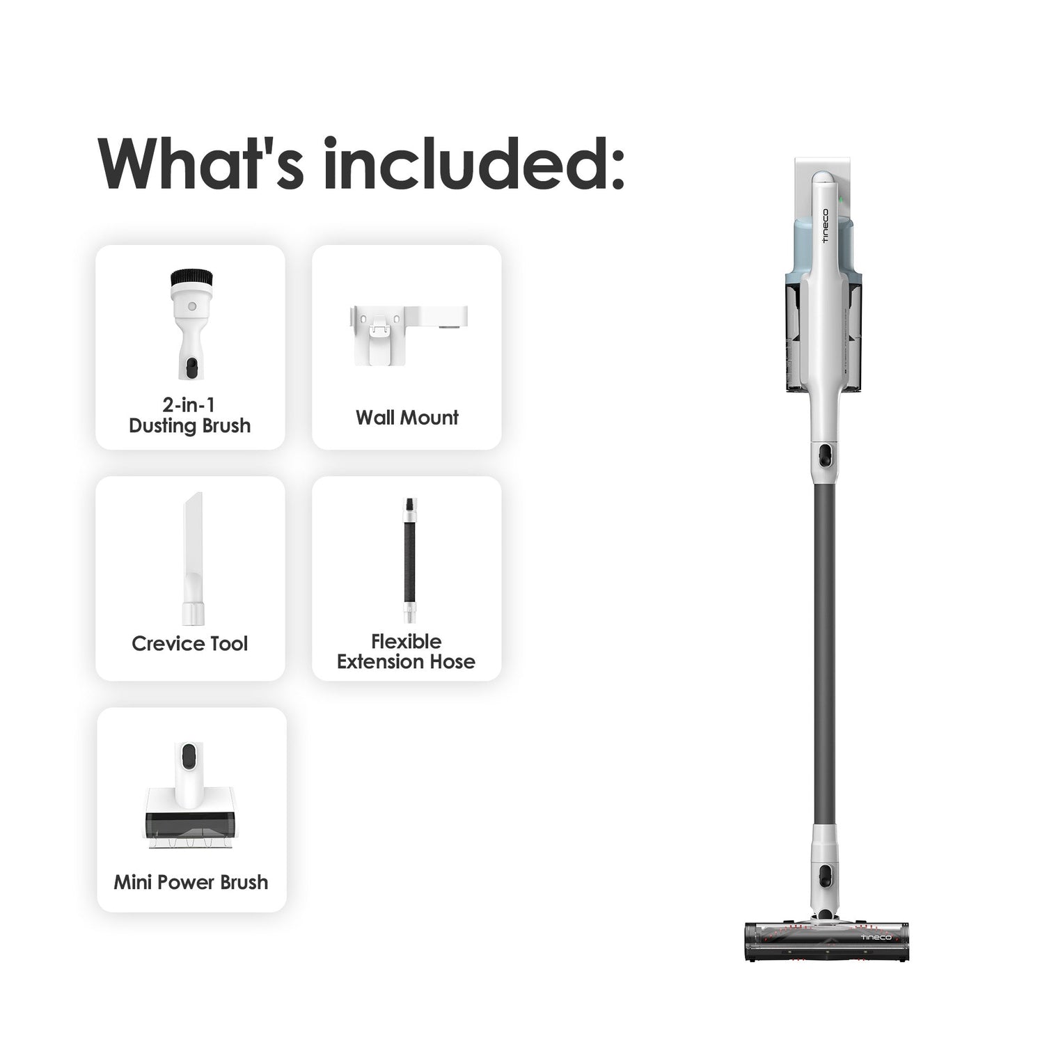 Tineco GO 205 Stick Vacuum with Bonus Mini Power Brush and Flex ...