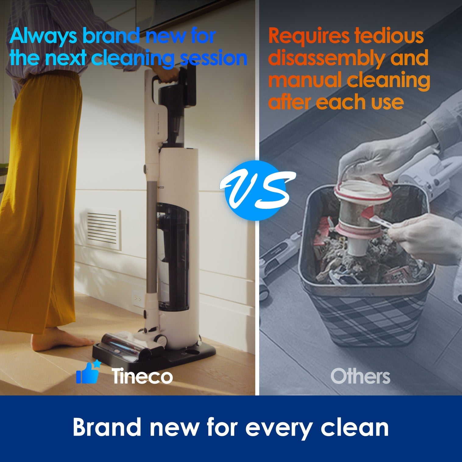 Tineco Pure ONE Station 5 Smart Cordless Vacuum - Tineco US